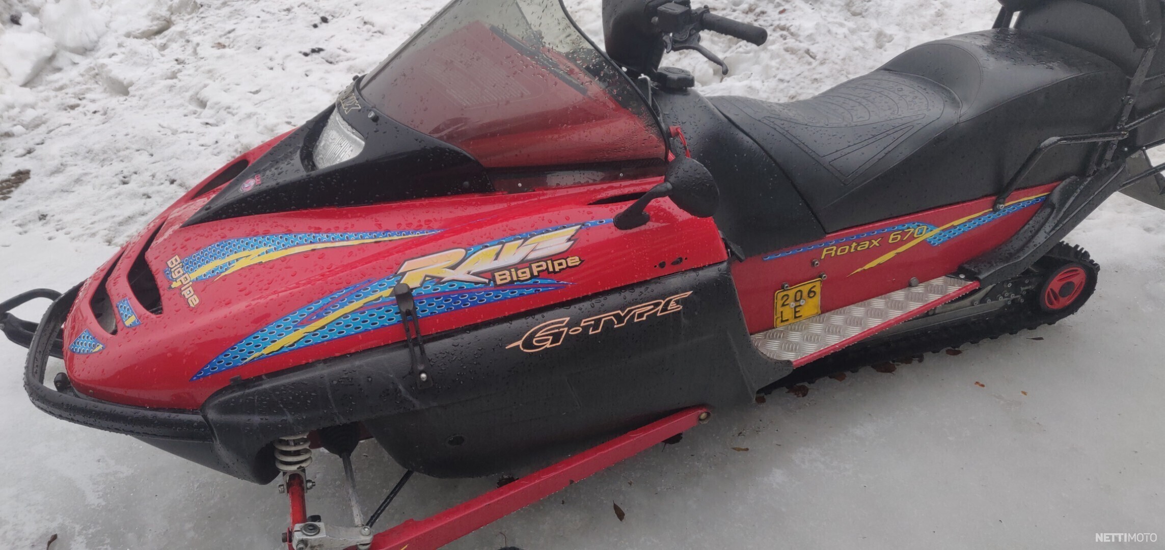 Lynx Rave Big Pipe 670 680 cm³ 1998 - Sievi - Moottorikelkka - Nettimoto