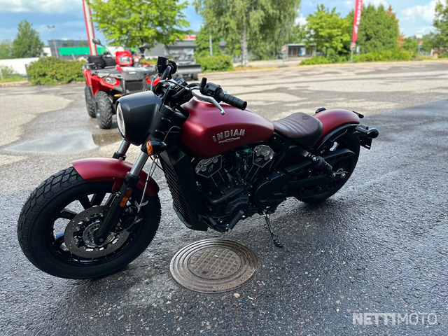 Indian Scout Bobber - Ruby Smoke 1 200 cm³ 2023 - Vantaa - Moottoripyörä - Nettimoto