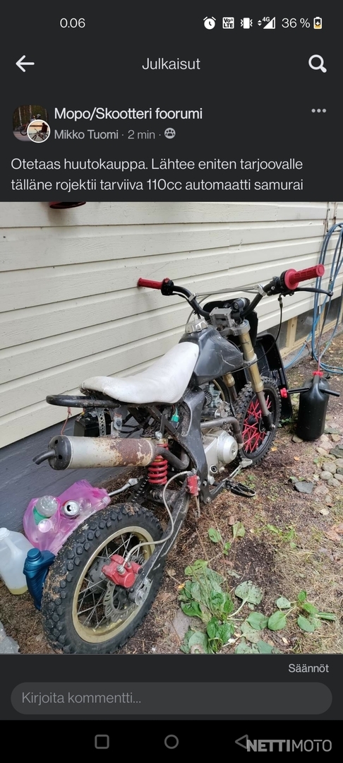 Samurai Cross 110 cm³ 2000 - Kotka - Mopo - Nettimoto