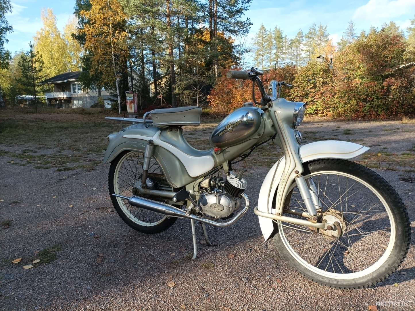 Helkama Hopeasiipi 50 cm³ 1960 - Luumäki - Mopo - Nettimoto