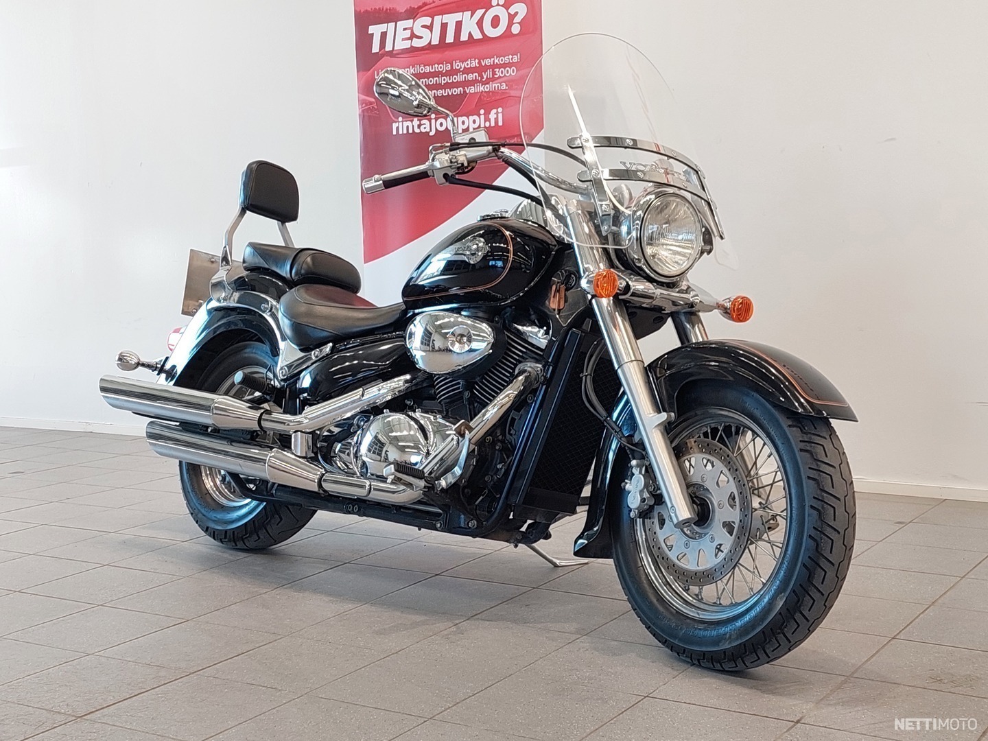 Suzuki VL 800 Intruder Volusia - 3kk lyhennysvapaa - Kromin kiiltävä ...