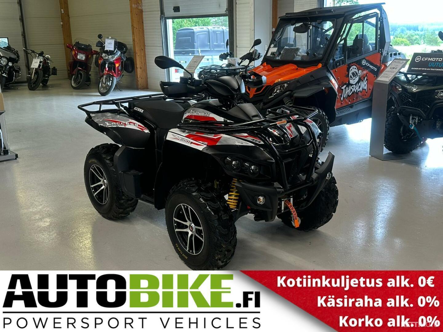 Access Motor Adventure 600 EFI EPS ** Uudenveroinen / Vinssi / Koukku ...