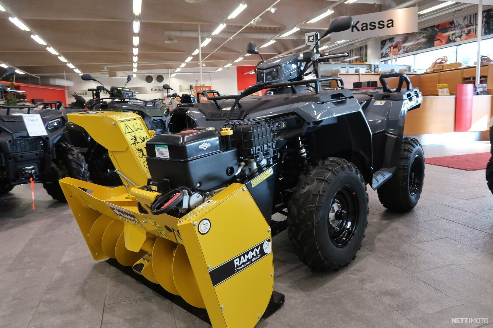 Polaris Sportsman 570 EPS + Rammy ATV 120 Pro 420 cc lumilinko 570 cm³ ...