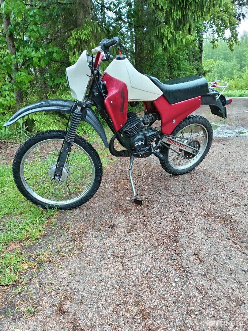 Tunturi Tiger Aqua Air. Toimiva ja pirteästi liikkuva peli! 50 cm³ 1991 ...